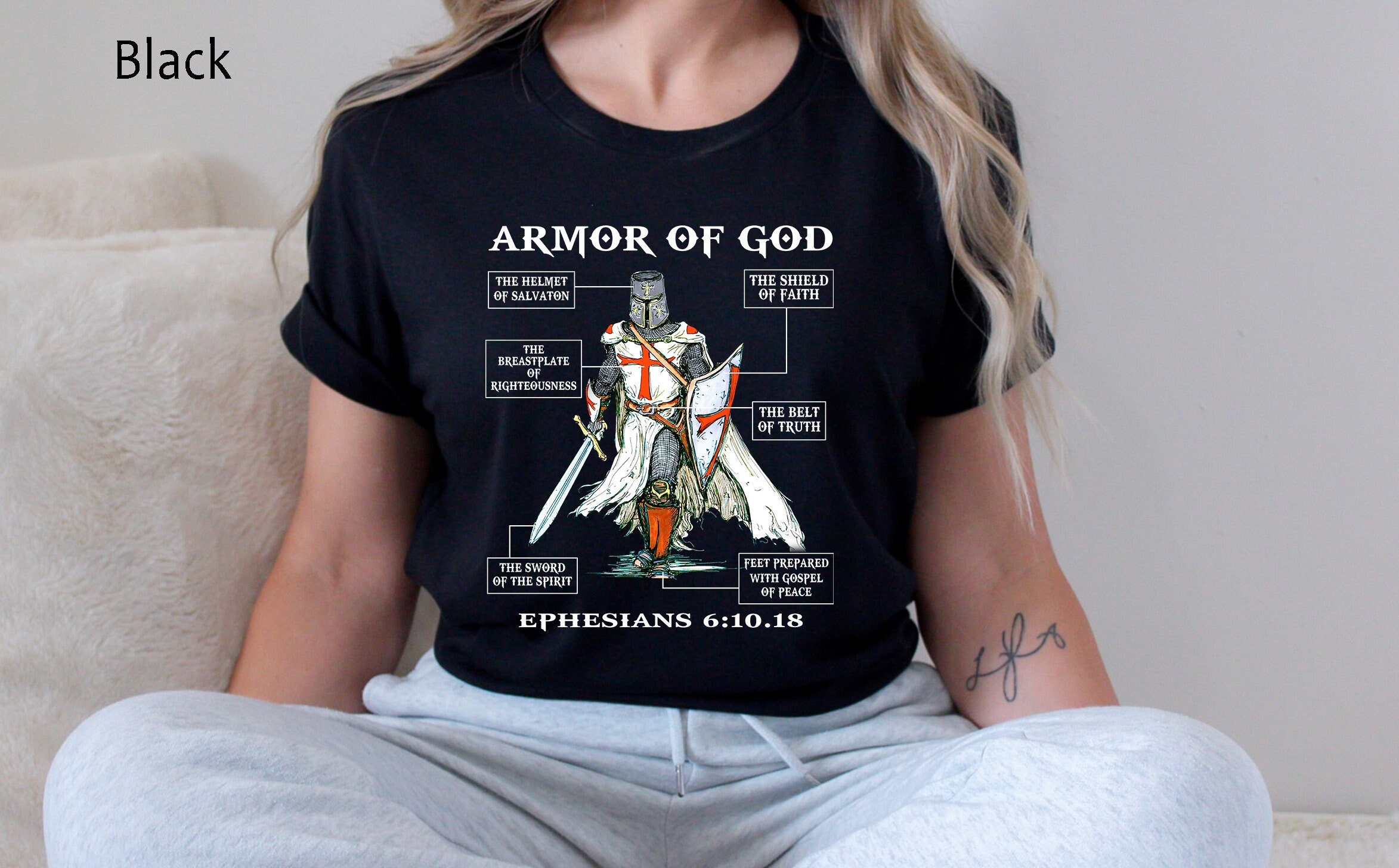 Armor Of God T Shirt Etsy
