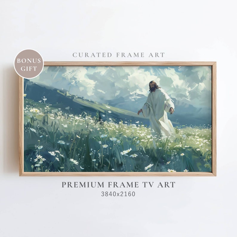 Samsung Frame TV Art Easter, Jesus Christ Frame TV, He is Risen ...