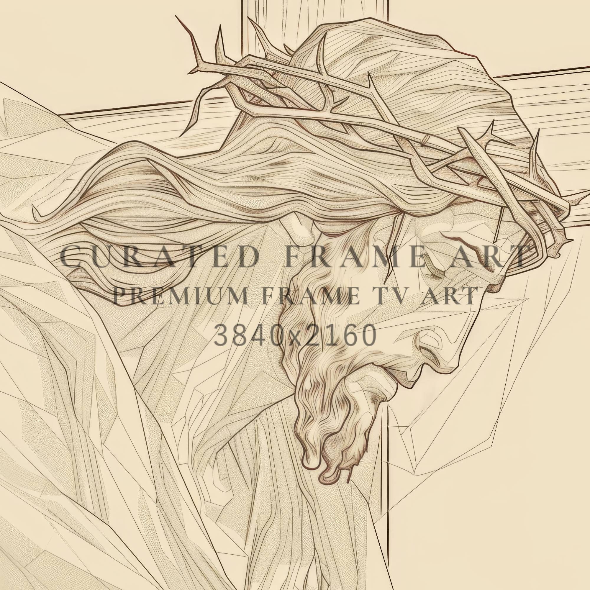 Jesus Christ Carrying Cross Line Art, Passion of Christ Bible Art ...