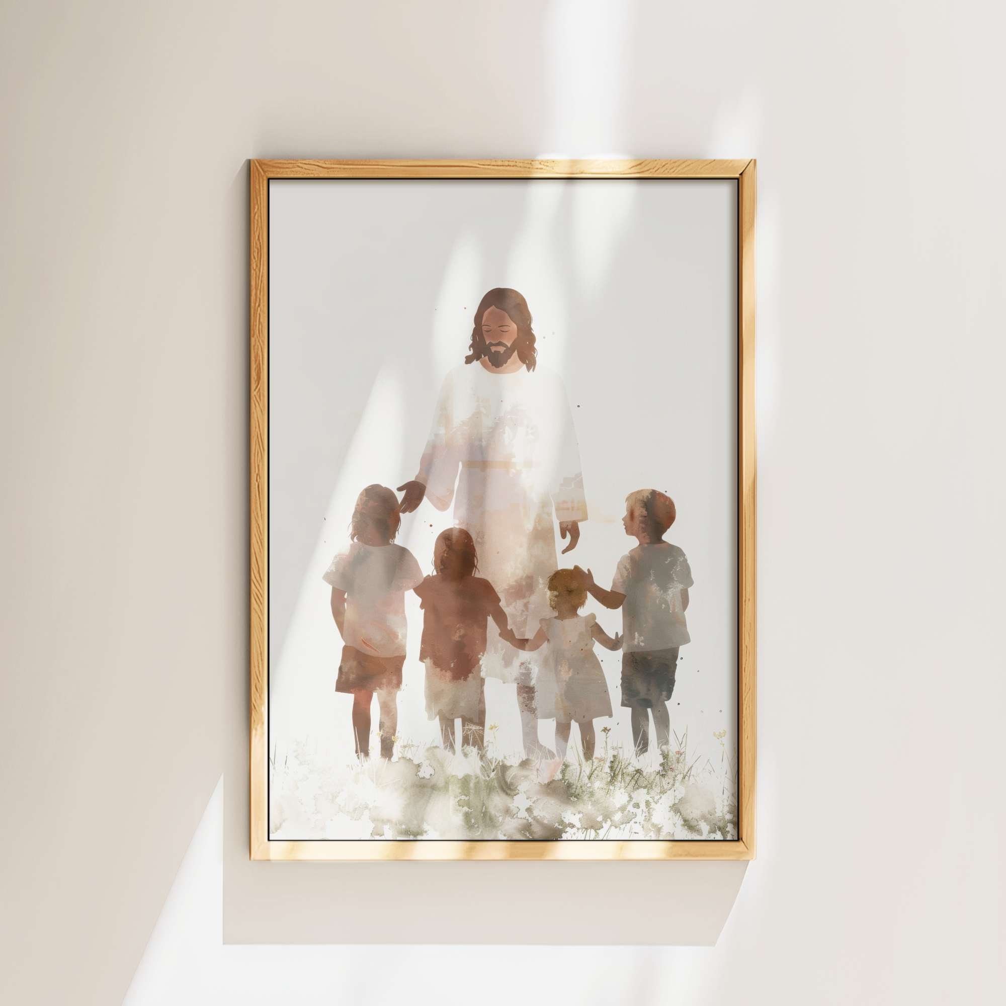 Jesus Christ Set of 3, Minimalist Religious Printable Wall Art Bundle ...