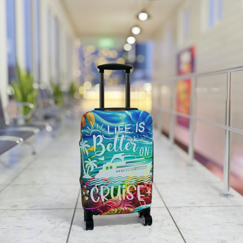 Cruise Life Luggage Cover - Stylish "life is Better on a Cruise ...