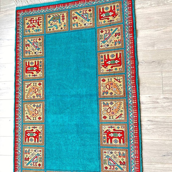 Turquoise Carpet - Etsy