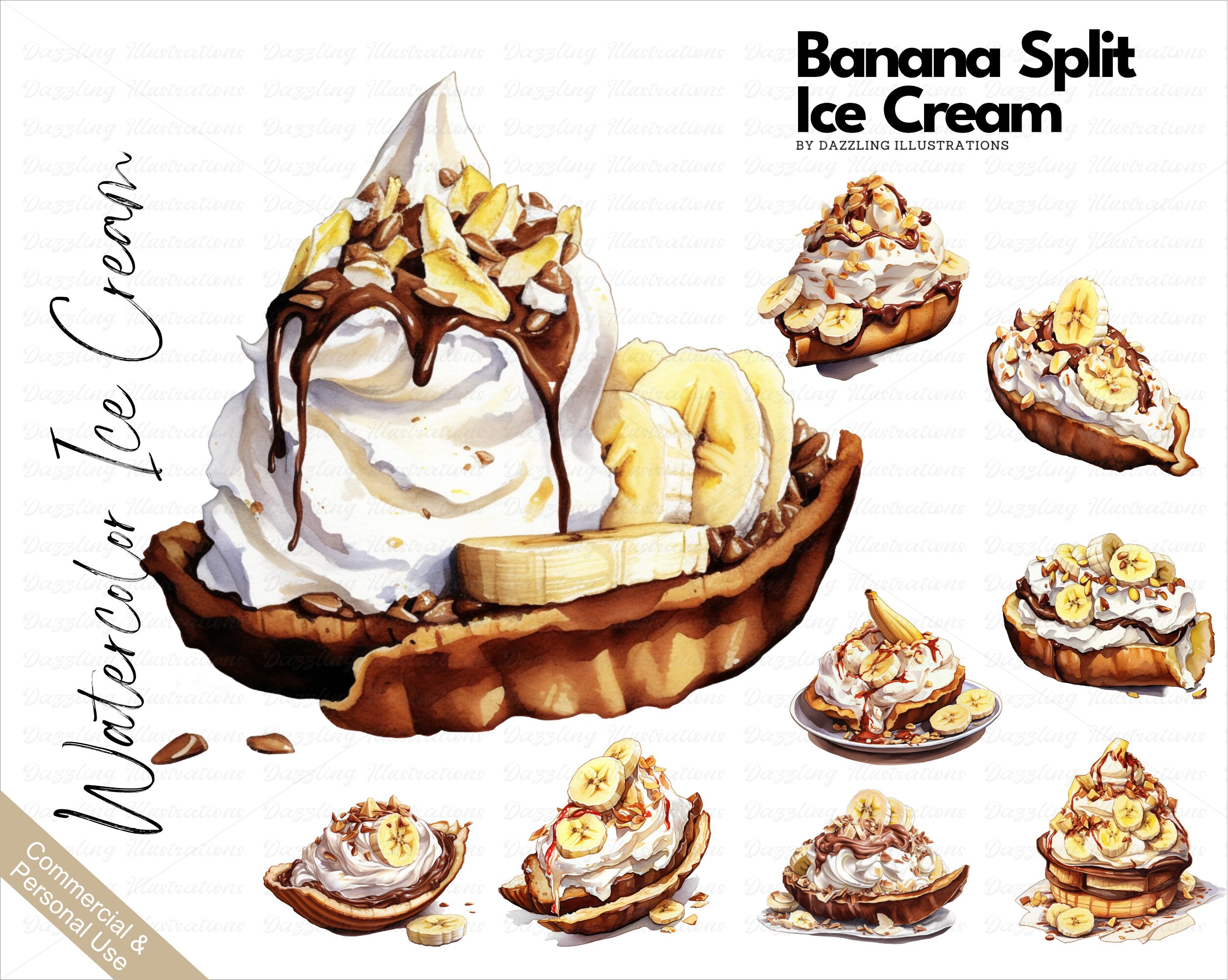 Banana Split Clipart