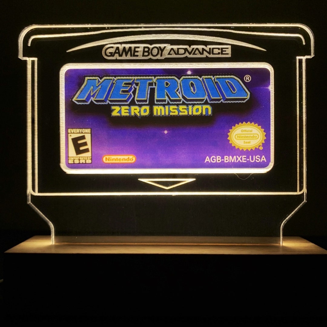 Retro Gaming Light GBA Metroid Zero Mission Led Lamp - Etsy
