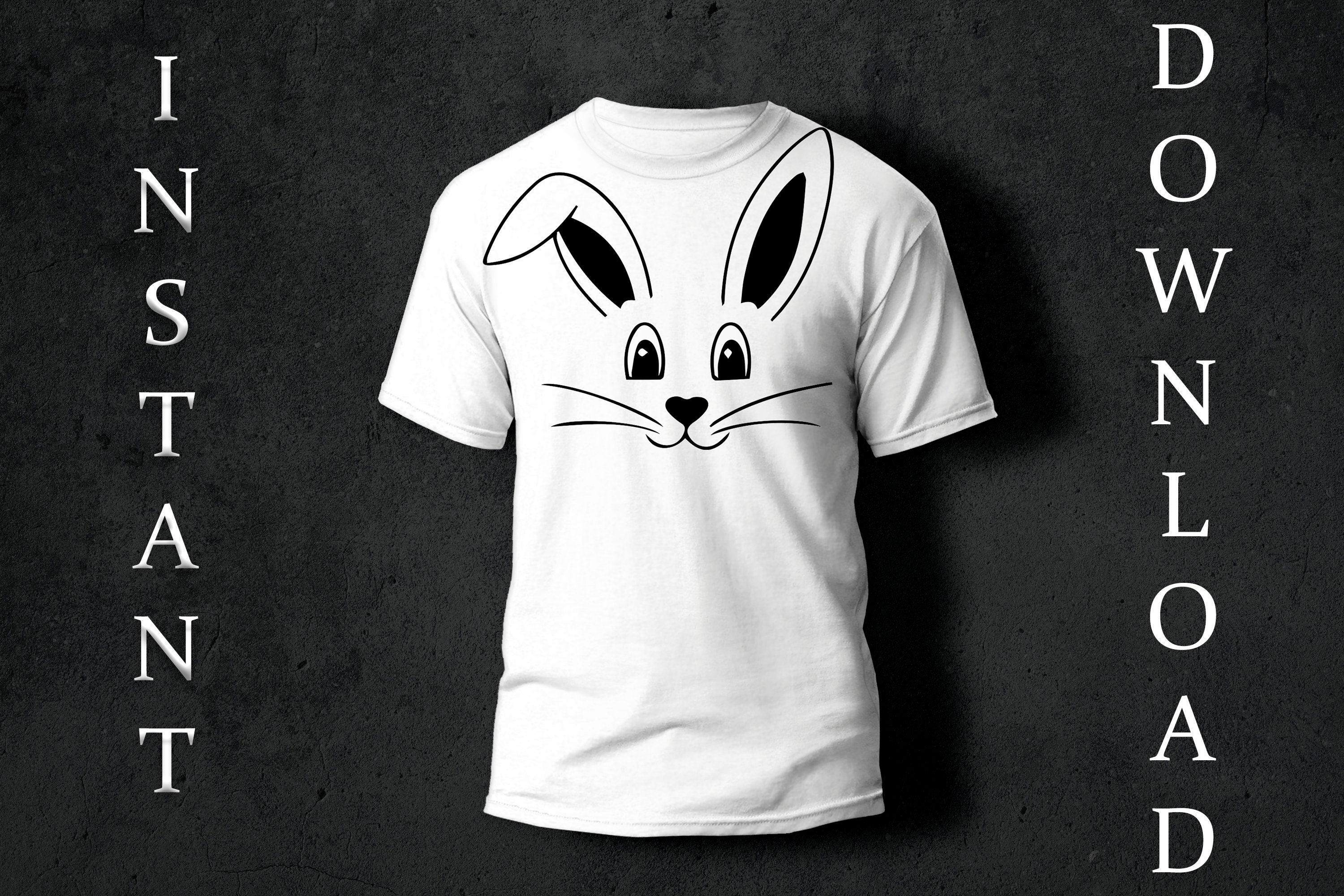 SVG Rabbits, Hares, Black Silhouettes Digital Clipart, Rabbits Files ...