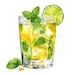 Yellow Mojito Clipart, Mojito Cocktail Images, 12 Watercolor Clip Art ...