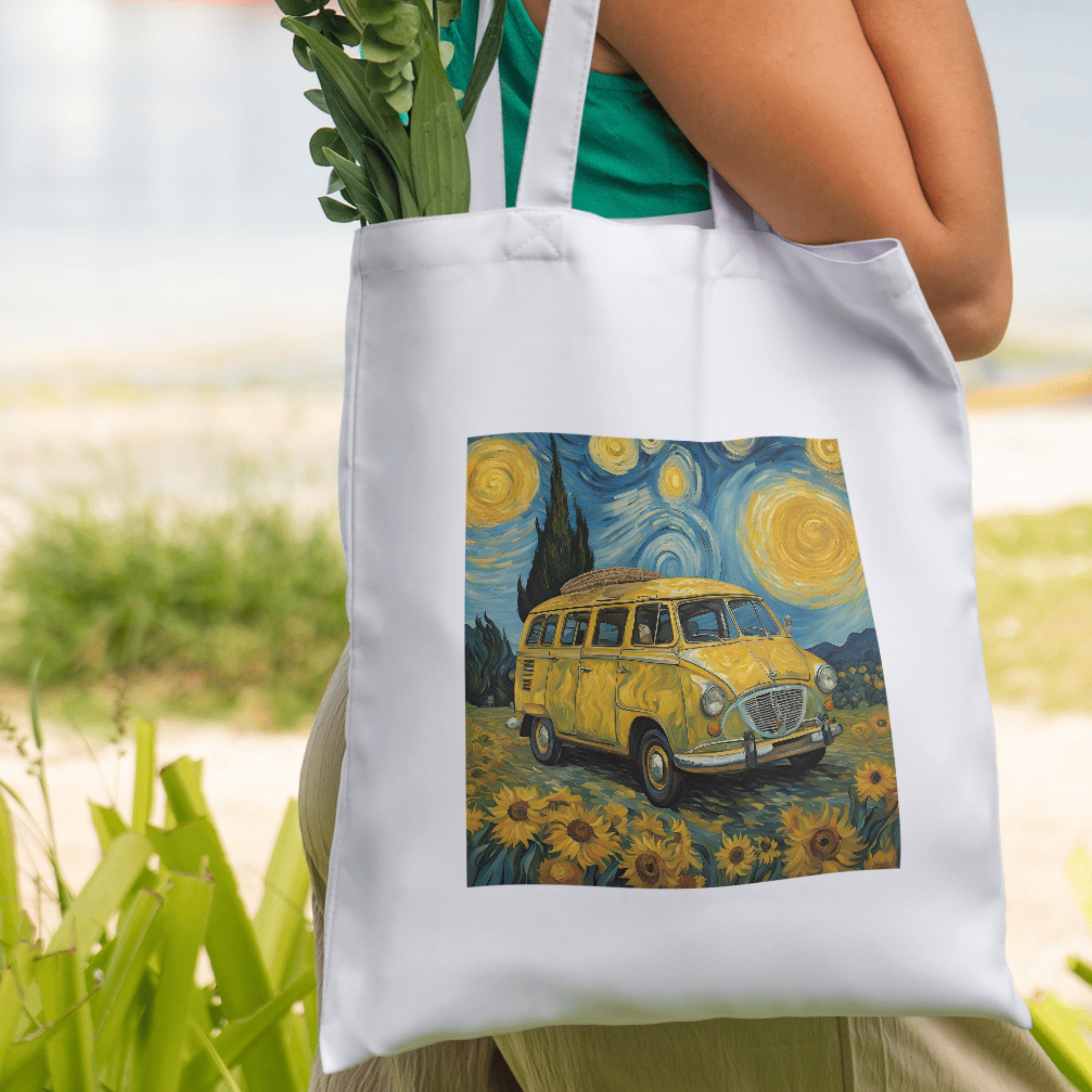 Van Gogh Style Minivan 2 SVG JPG Set, Commercial Use, Unique Design ...