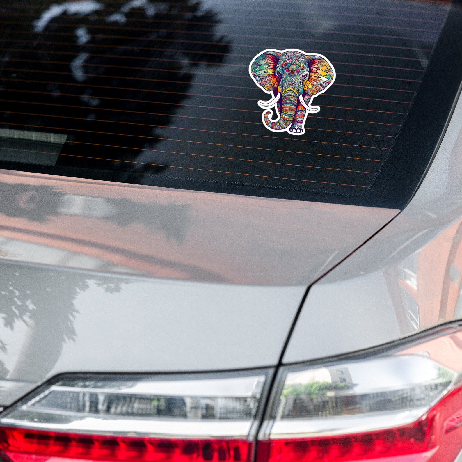 Boho Elephant Sticker – Psychedelic Tribal Art, Laptop Decal - Etsy