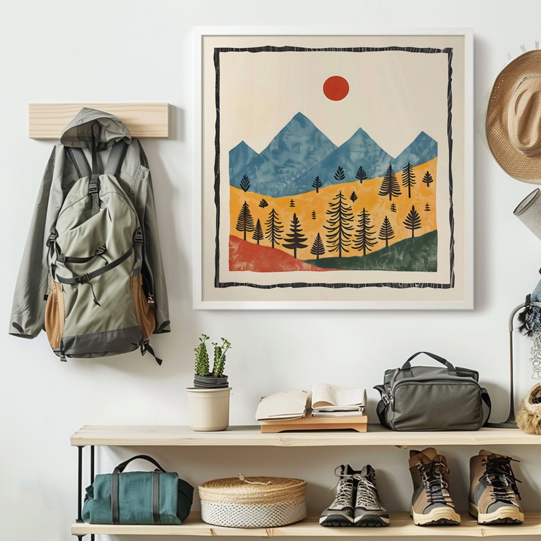 Outdoor Poster - Nature Poster Artwork - Gift for Hikers - Matte ...