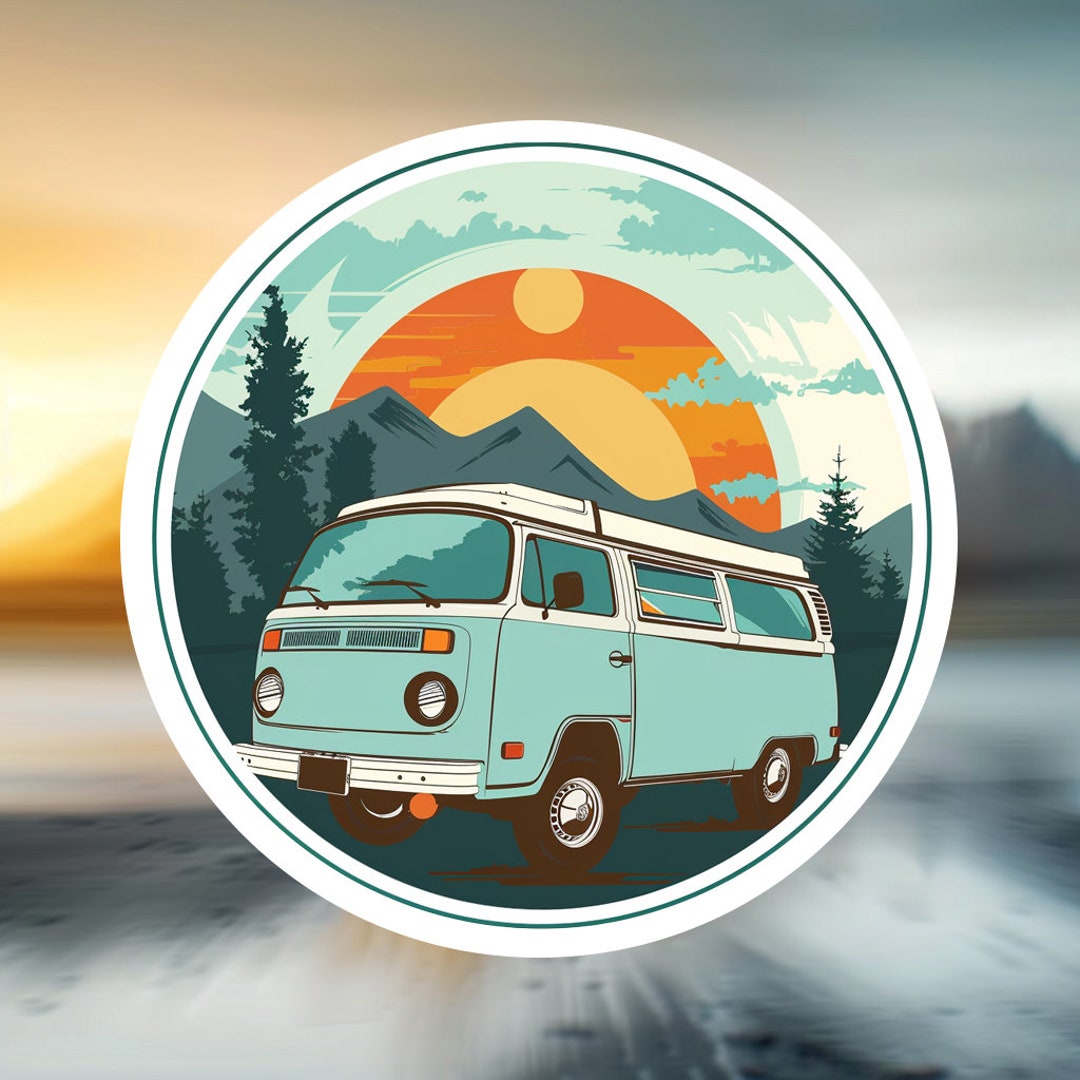 Van Life Sticker for Camper Adventure - Perfect for Laptops ...