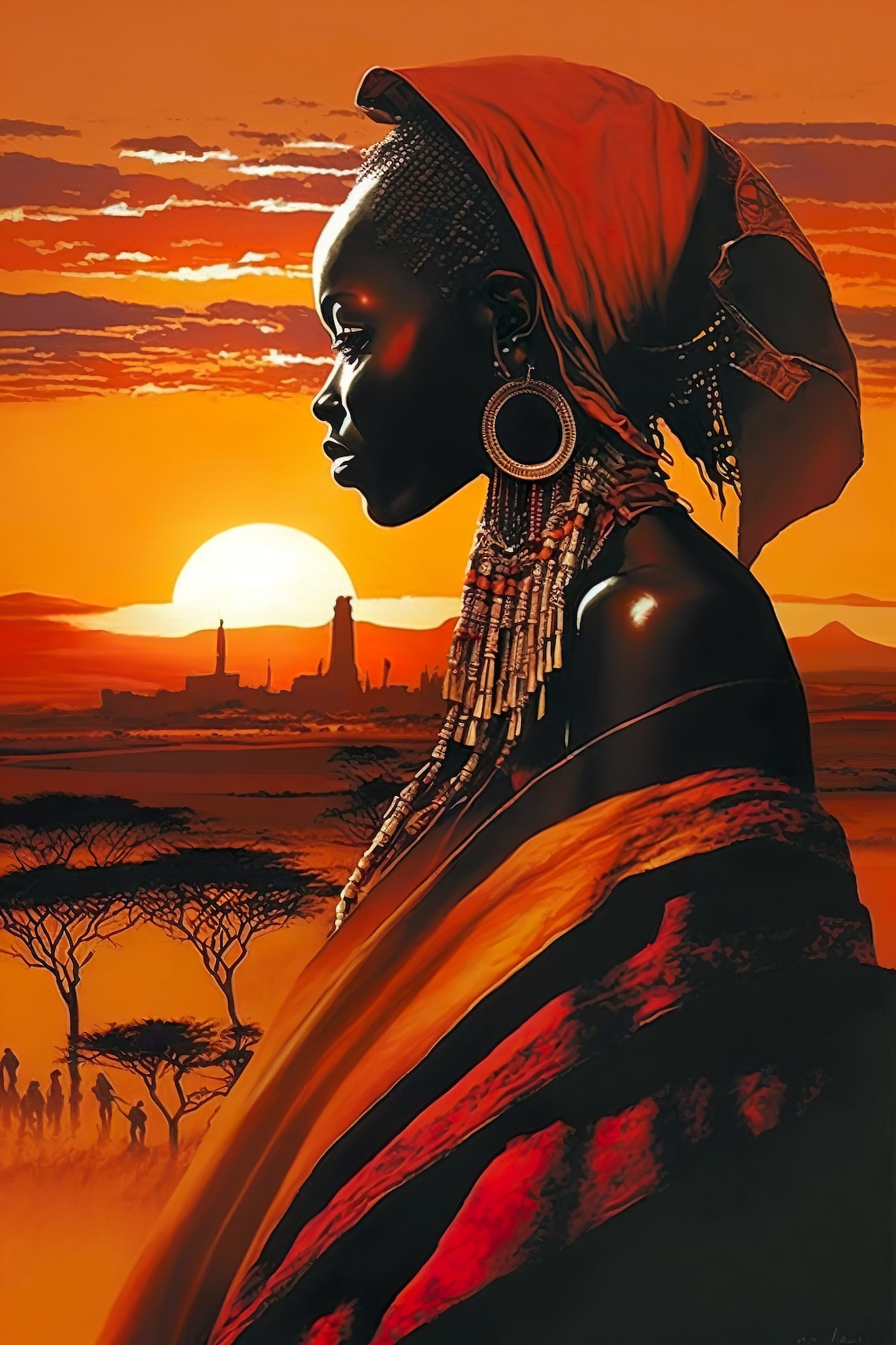 Add a Touch of African Beauty to Your Home With These Stunning AI Art ...