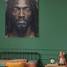 Striking Black Jesus With Dreadlocks, Piercing Eyes, and Radiant Aura ...
