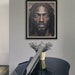 Striking Black Jesus With Dreadlocks, Piercing Eyes, and Radiant Aura ...