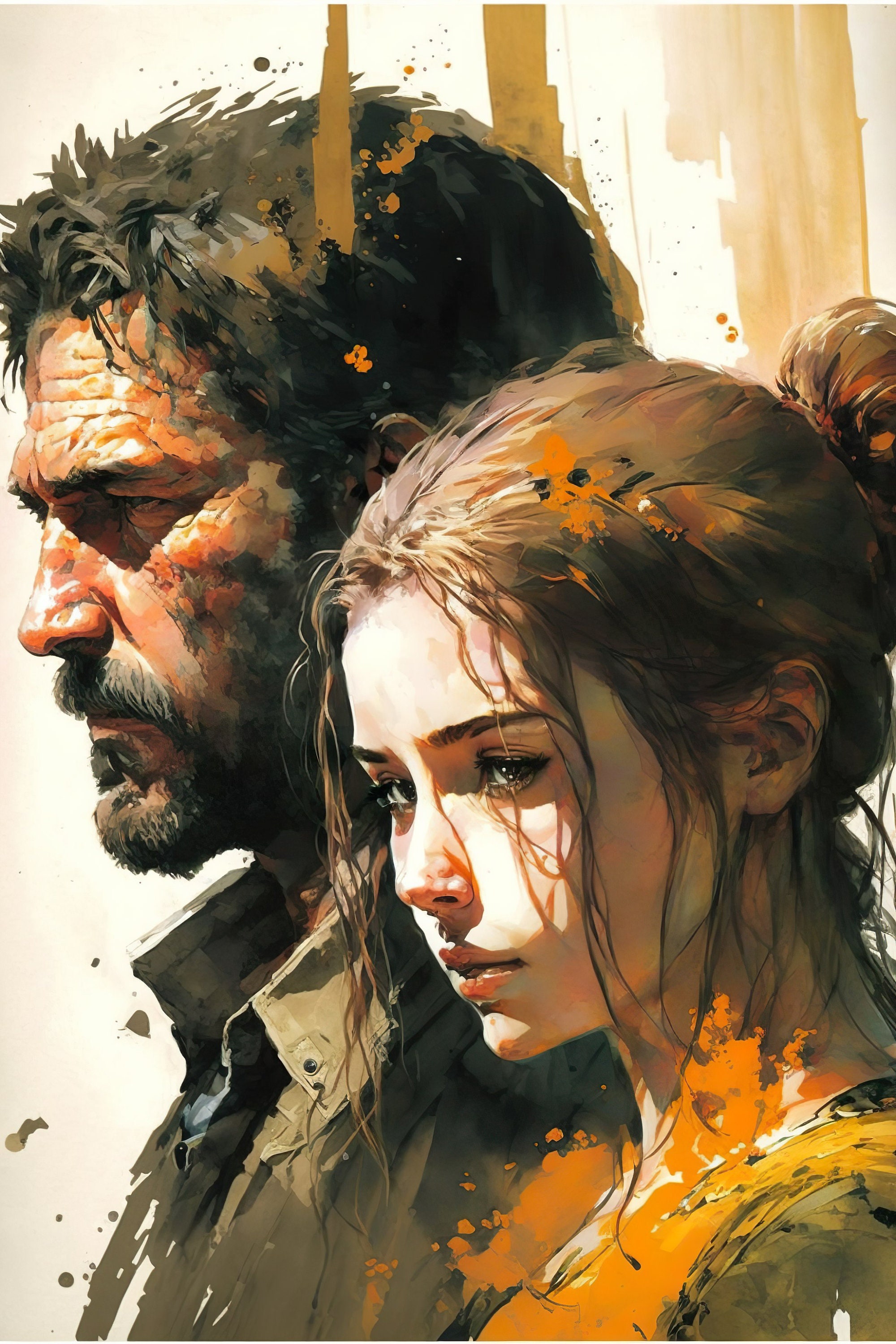 Relive the Journey of Joel and Ellie With Our AI Art Poster Depicting ...