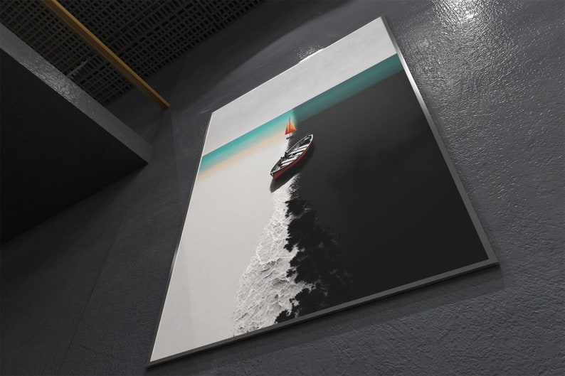 Dynamic Seas: an Ai-created Masterpiece Depicting the Collision of ...