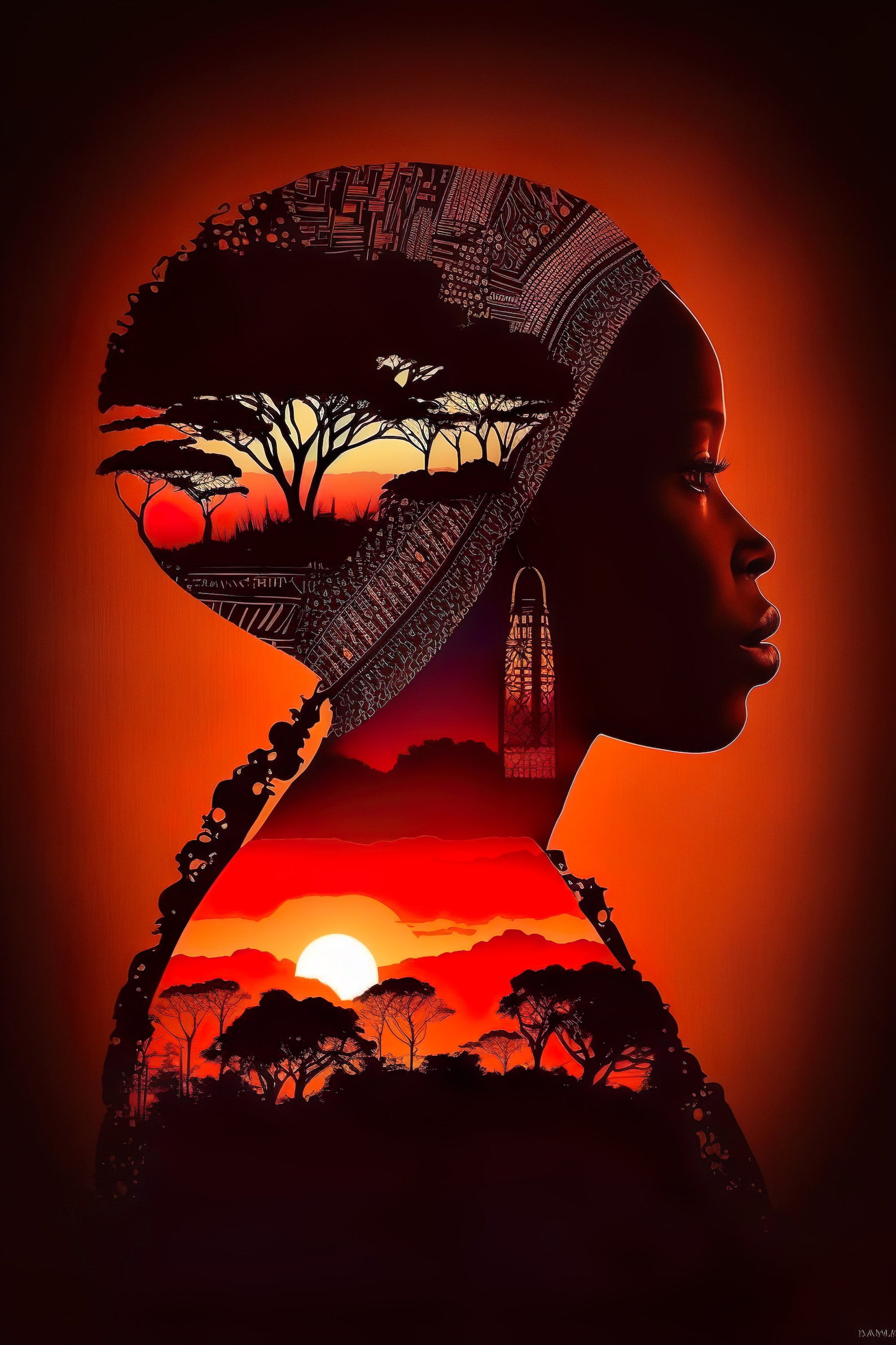 Add a Touch of African Beauty to Your Home With These Stunning AI Art ...