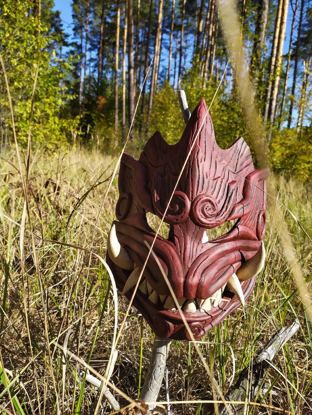 Odogaron Mask From Monster Hunter Replica Prop Cosplay Eva - Etsy