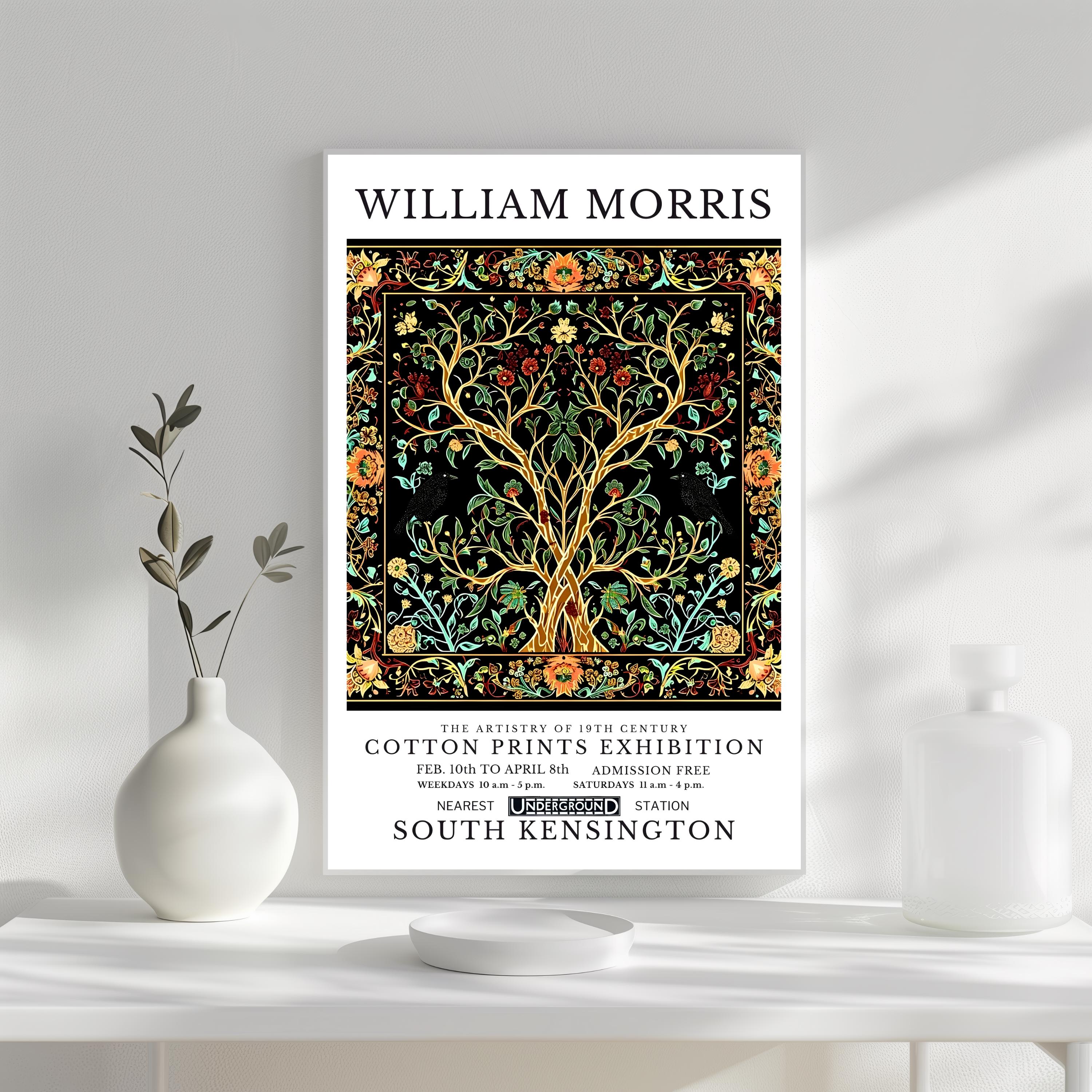 William Morris Tree of Life Print, William Morris Exhibition Print ...