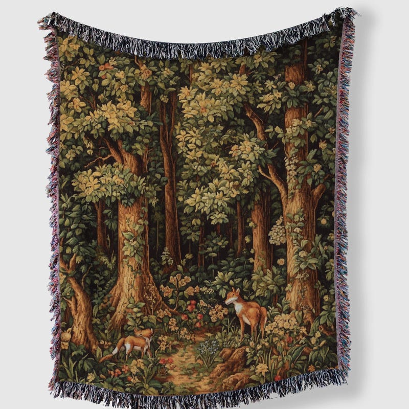 Forest Tapestry - Etsy