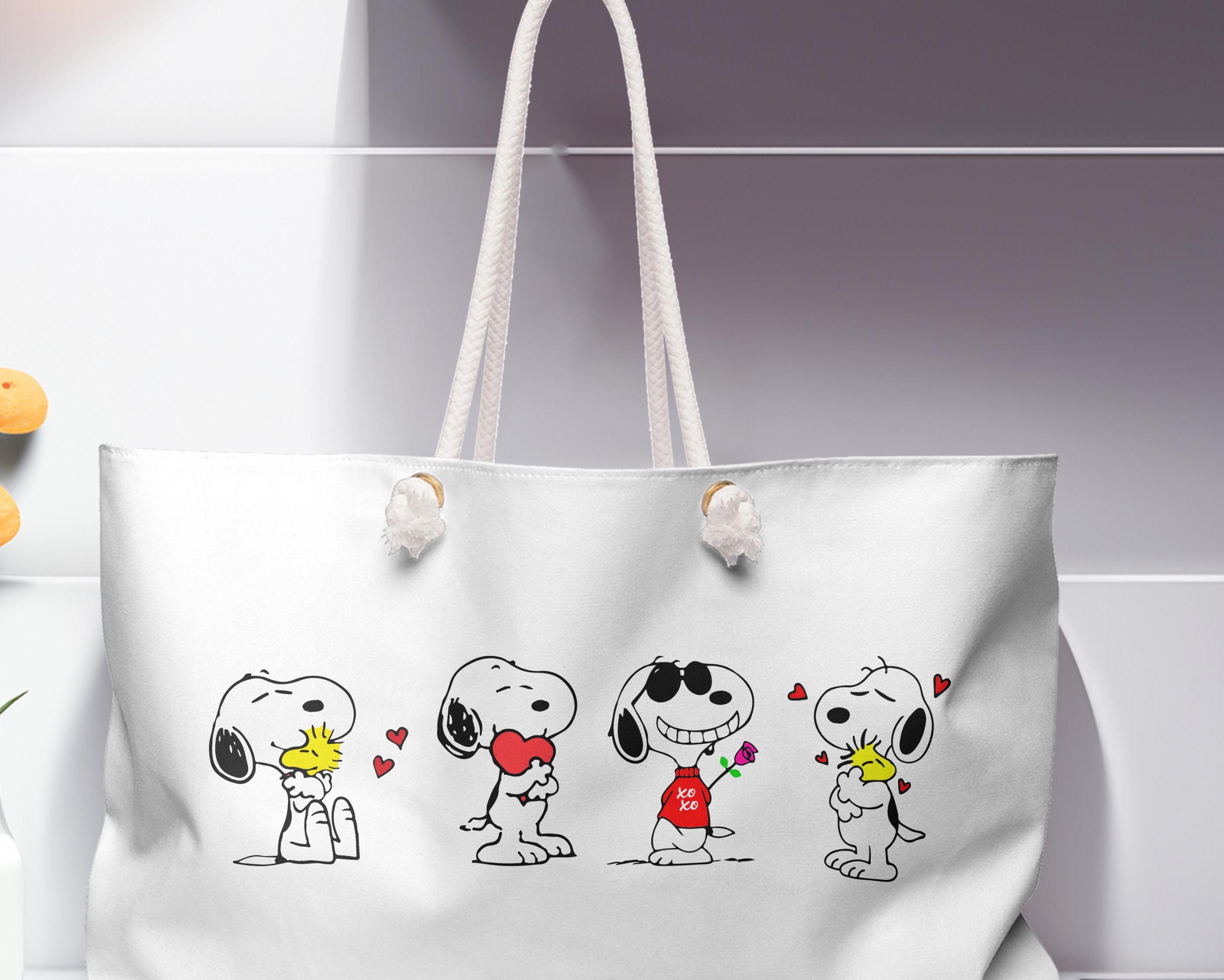 Limited Edition Snoopy Weekender Bag: Travel Duffel, Overnight Tote - Etsy