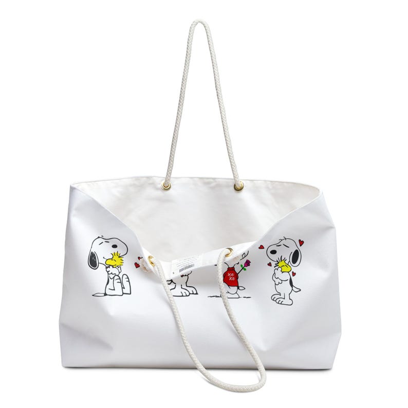 Limited Edition Snoopy Weekender Bag: Travel Duffel, Overnight Tote - Etsy