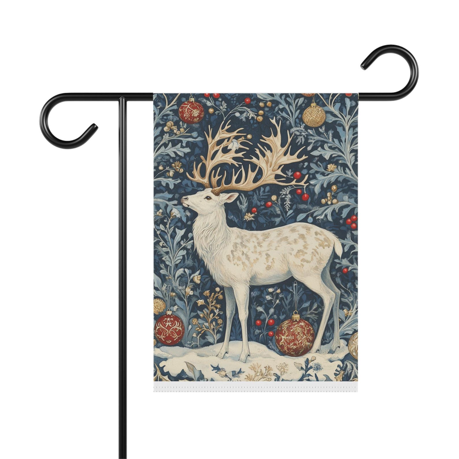 Christmas Deer Garden & House Banner, Christmas Deer Garden Flag - Etsy