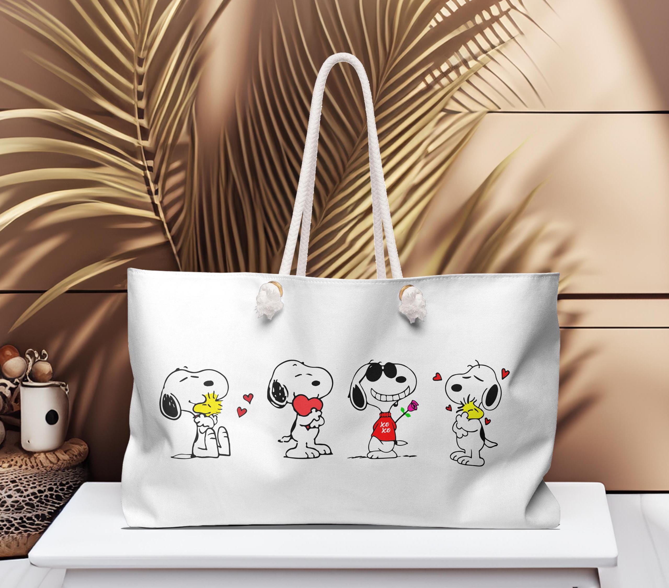Limited Edition Snoopy Weekender Bag: Travel Duffel, Overnight Tote - Etsy