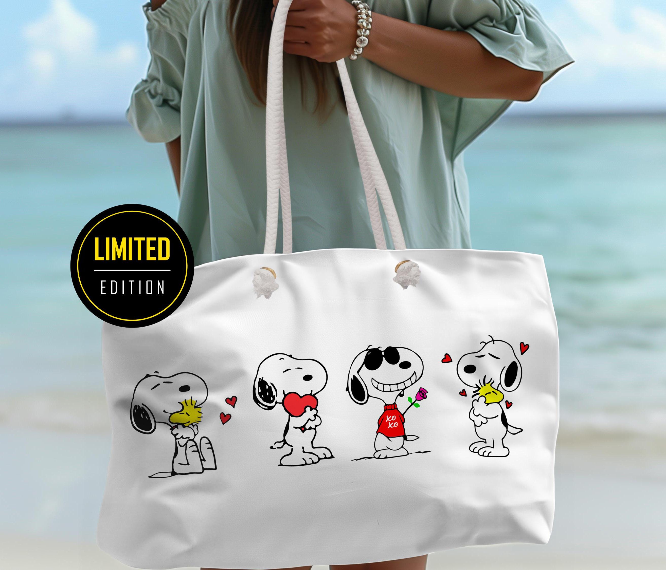 Limited Edition Snoopy Weekender Bag: Travel Duffel, Overnight Tote - Etsy
