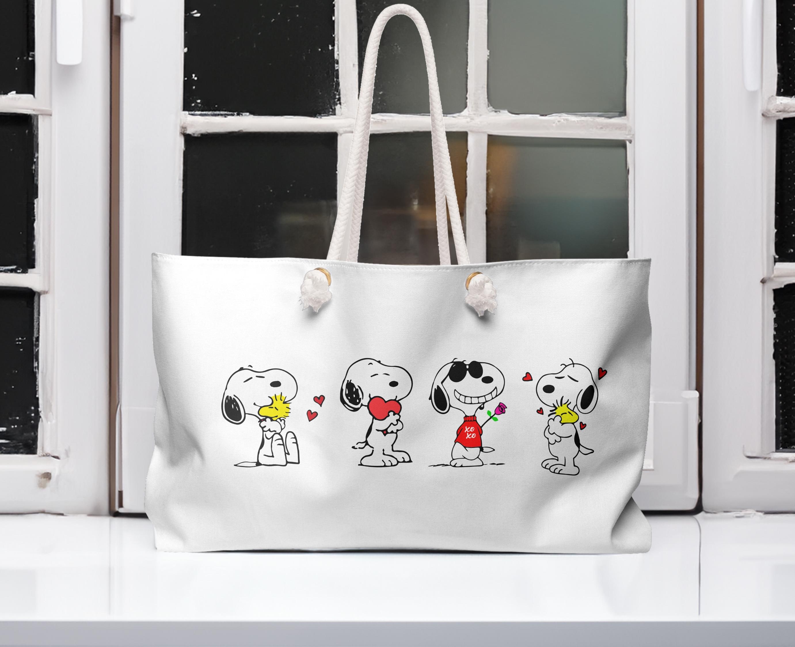 Limited Edition Snoopy Weekender Bag: Travel Duffel, Overnight Tote - Etsy