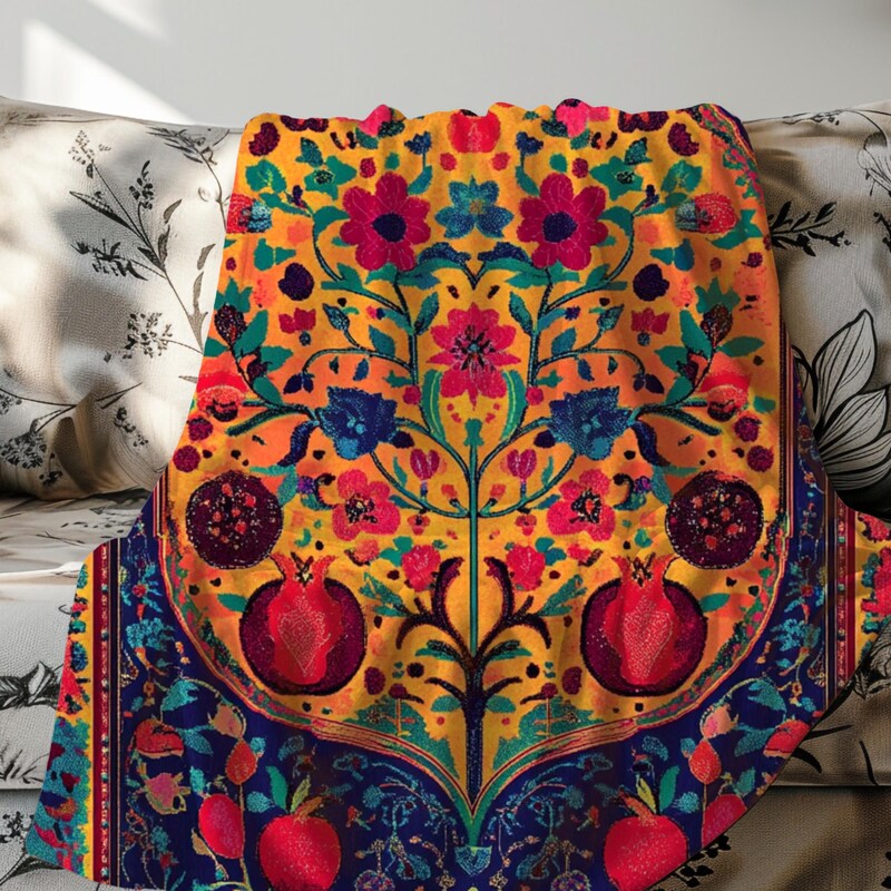 Bohemian Throw Blanket - Etsy