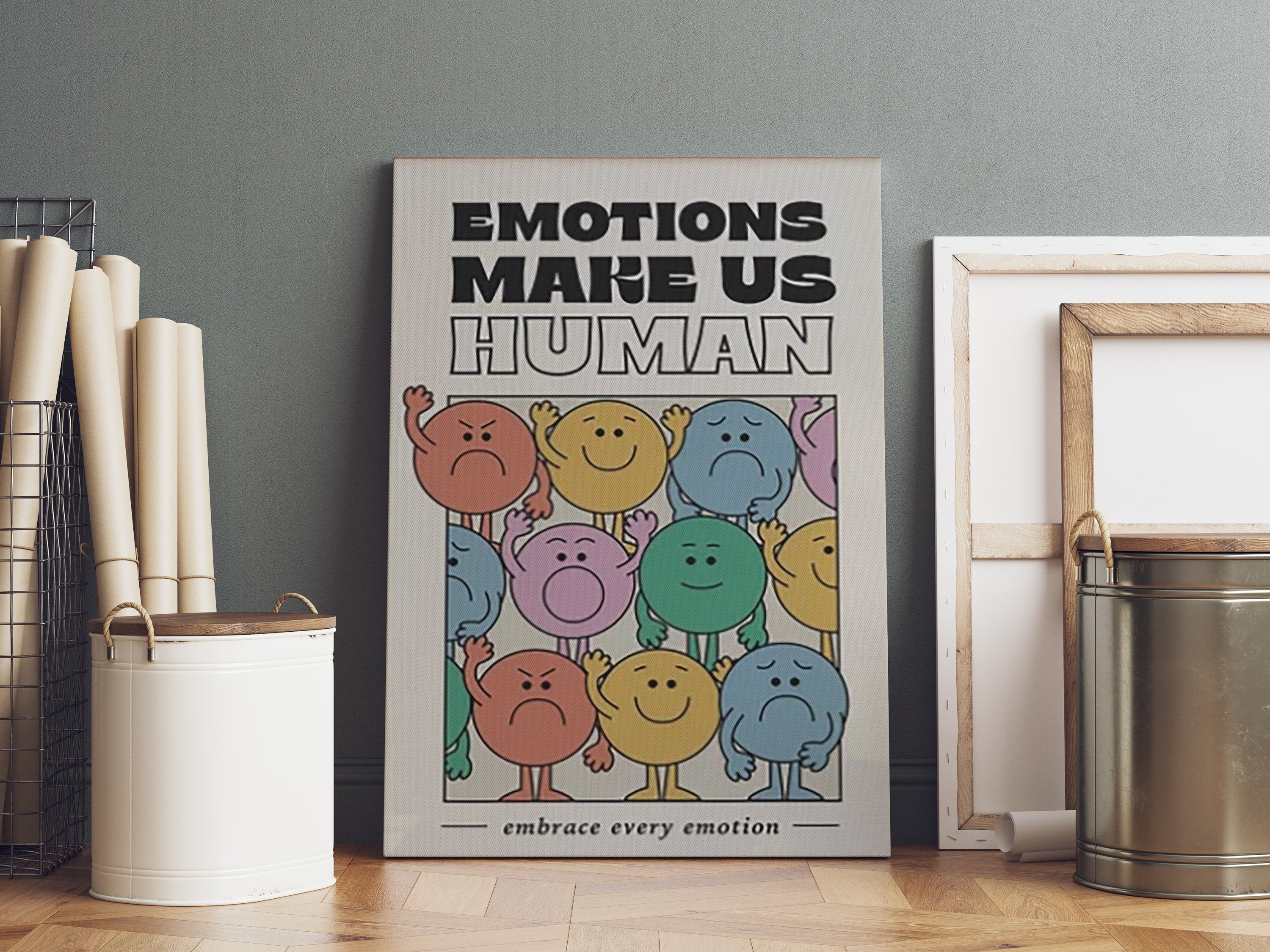 Emotions Make Us Human, Home Decor Poster sold by Eman Mansour | SKU ...