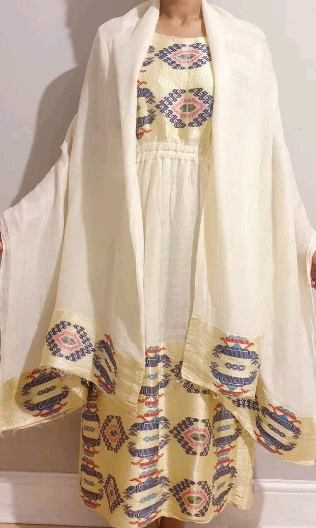 Ethiopian Dress Eritrean Dress Habesha Kemis Zuria Traditional Dress ...