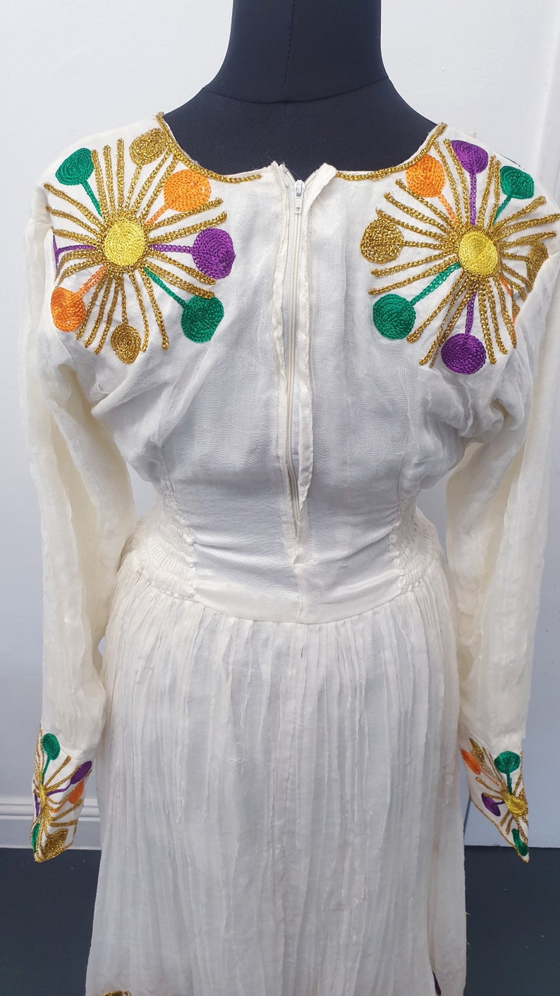 Ethiopian Dress Eritrean Dress Zuria Habesha Kemis Dress Adey Abeba ...