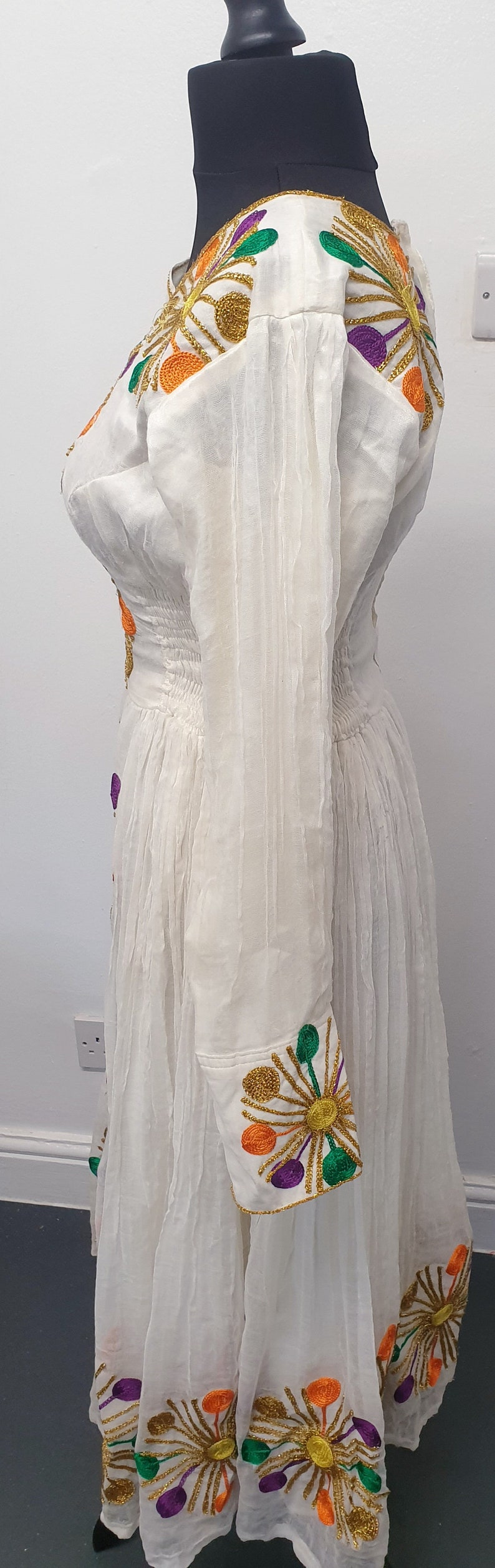 Ethiopian Dress Eritrean Dress Zuria Habesha Kemis Dress Adey Abeba ...