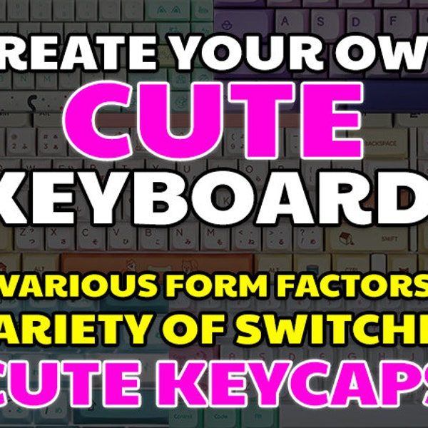 Cute Mechanical Keyboard - Etsy