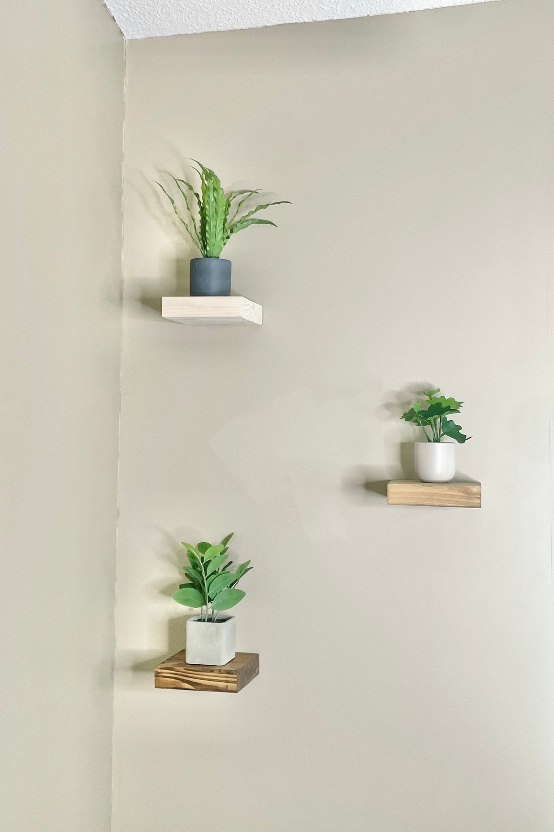 Mini Floating Shelf Mini Small Floating Shelves Small Minimalist Shelf ...