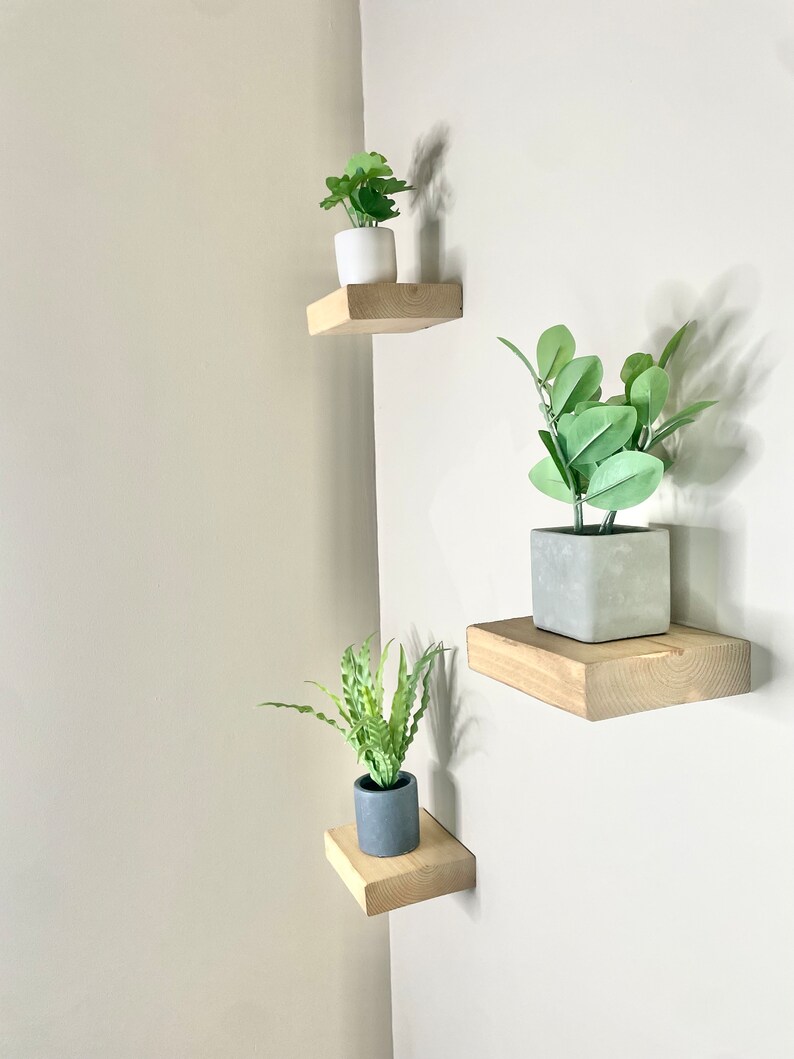 Mini Floating Shelf Mini Small Floating Shelves Small Minimalist Shelf ...