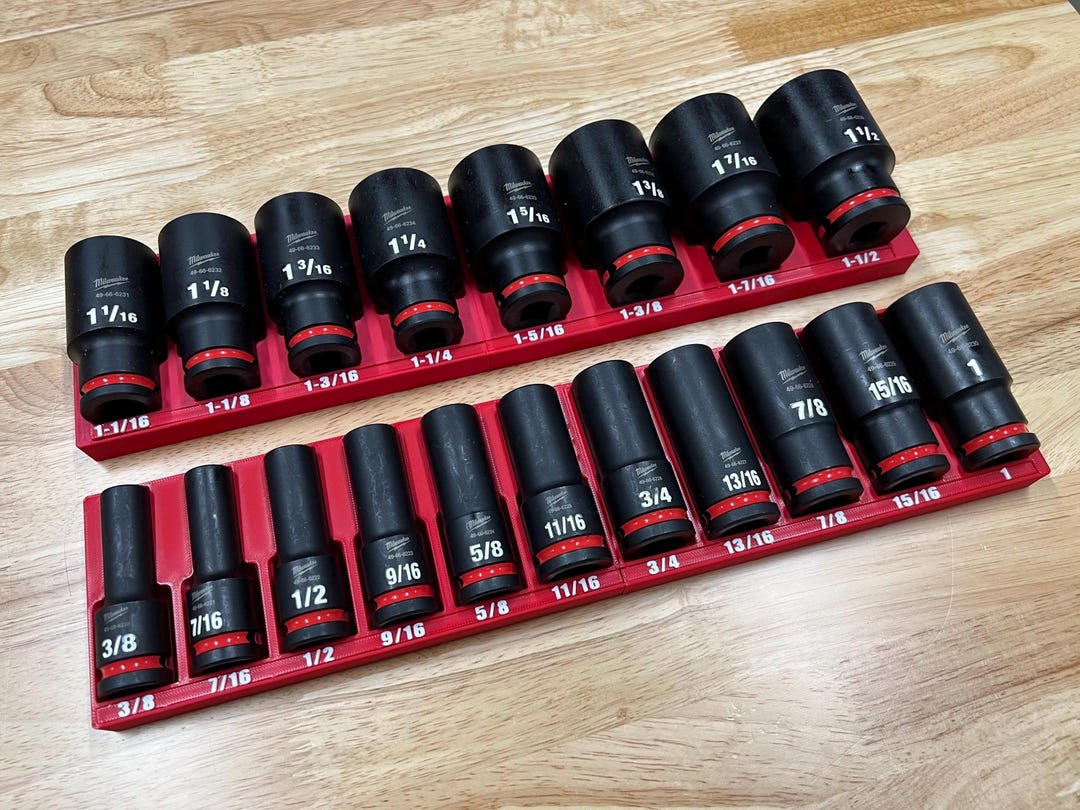 Milwaukee Organizer for Shockwave 1/2 Drive 19-pc SAE Socket Set fits ...