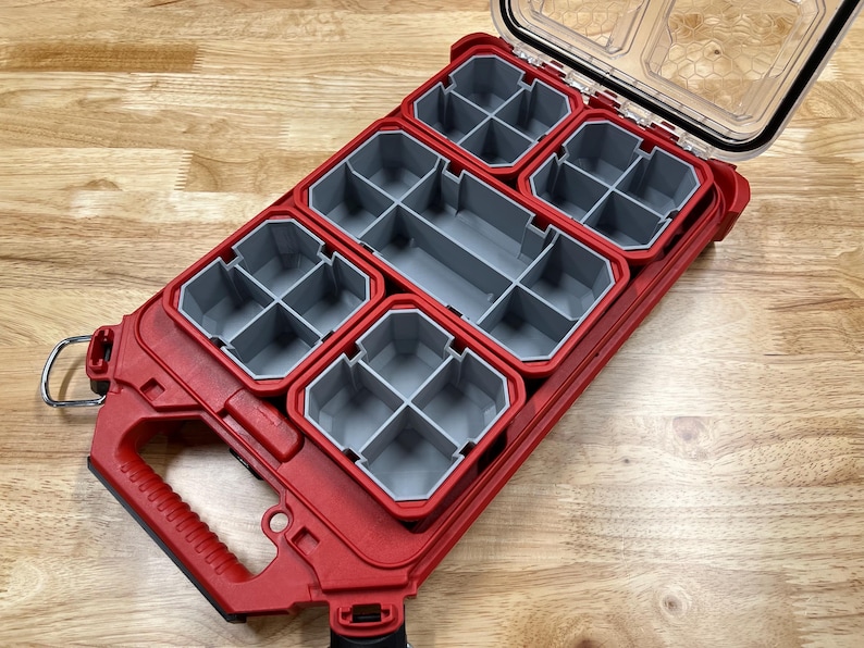 DIGITAL 3D Print File: Milwaukee Packout Bin Inserts 18 Designs - Etsy