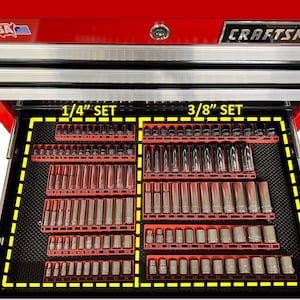 Socket Organizers Compatible With 200 Pc Husky Set - No More Searching ...