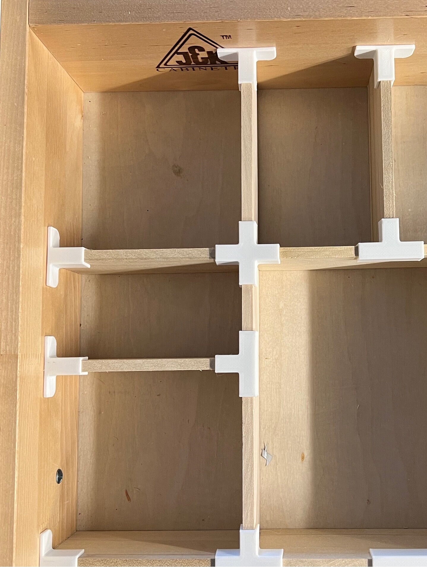 Drawer Divider Bracket Set for 0.25 Boards - Etsy