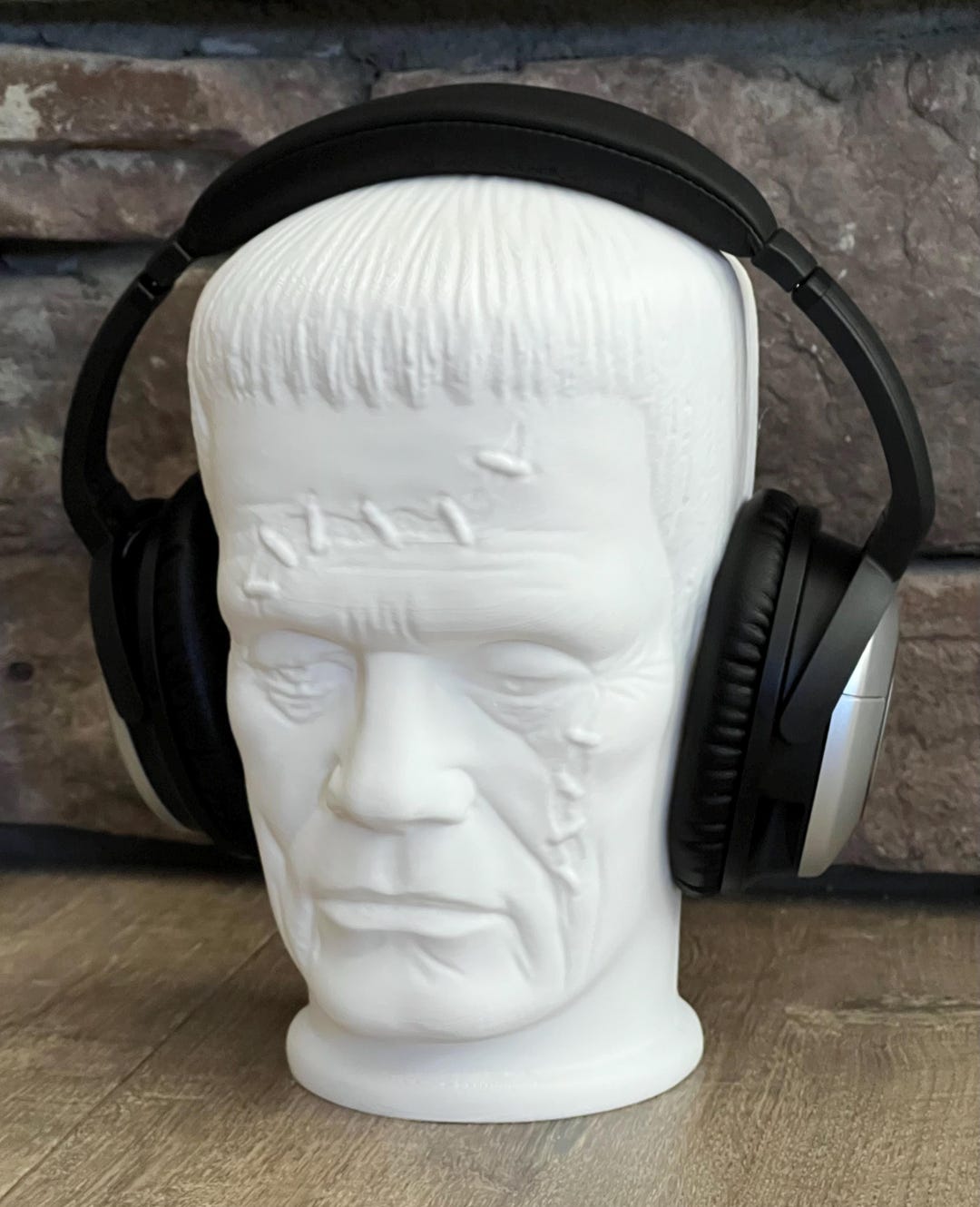 Frankenstein Head Headphone Stand 8.5 Tall 3D Printed Monster Headphone ...