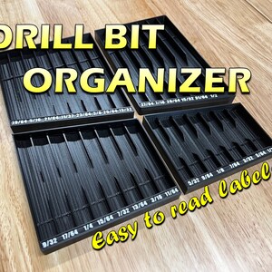 Drill Bit Organizer - Neatly Organize Your Bits - Etsy