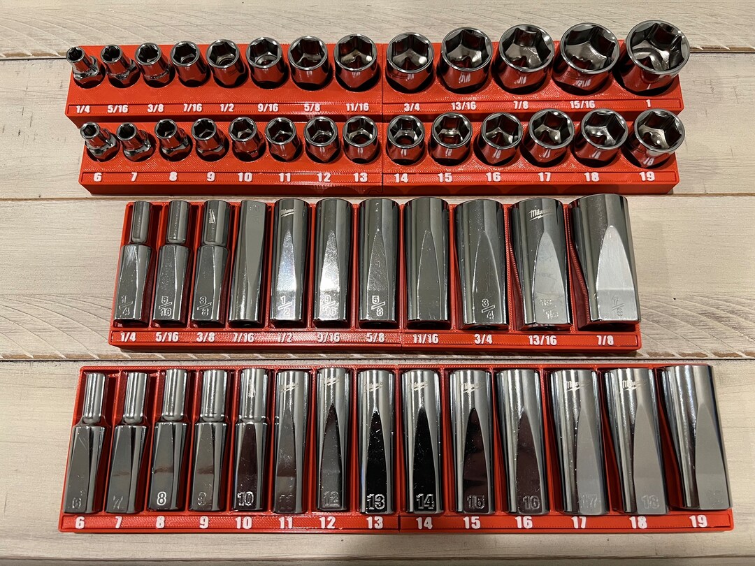 Milwaukee Compatible Socket Organizers No More Searching and Squinting ...