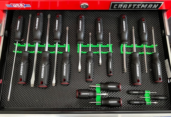 Screwdriver Organizer Compatible With Husky 22 piece Set Say Goodbye to Drawer Chaos Etsy