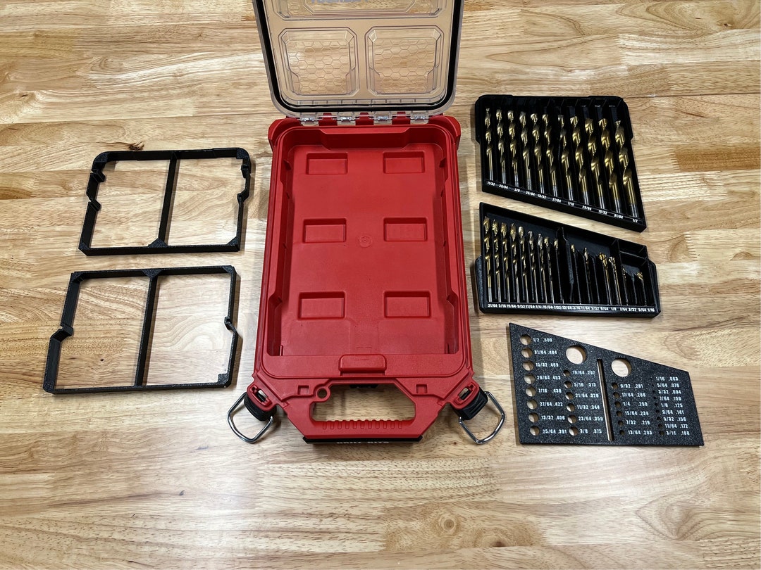 DIGITAL 3D Print File for Milwaukee Packout Drill Bit Organizer - Etsy