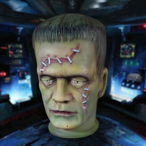Frankenstein Head - 8.5" Tall 3D Printed Monster - Etsy