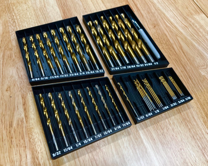 Drill Bit Organizer Neatly Organize Your Bits - Etsy