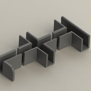 Drawer Divider Bracket Set for 0.25" Boards - Etsy