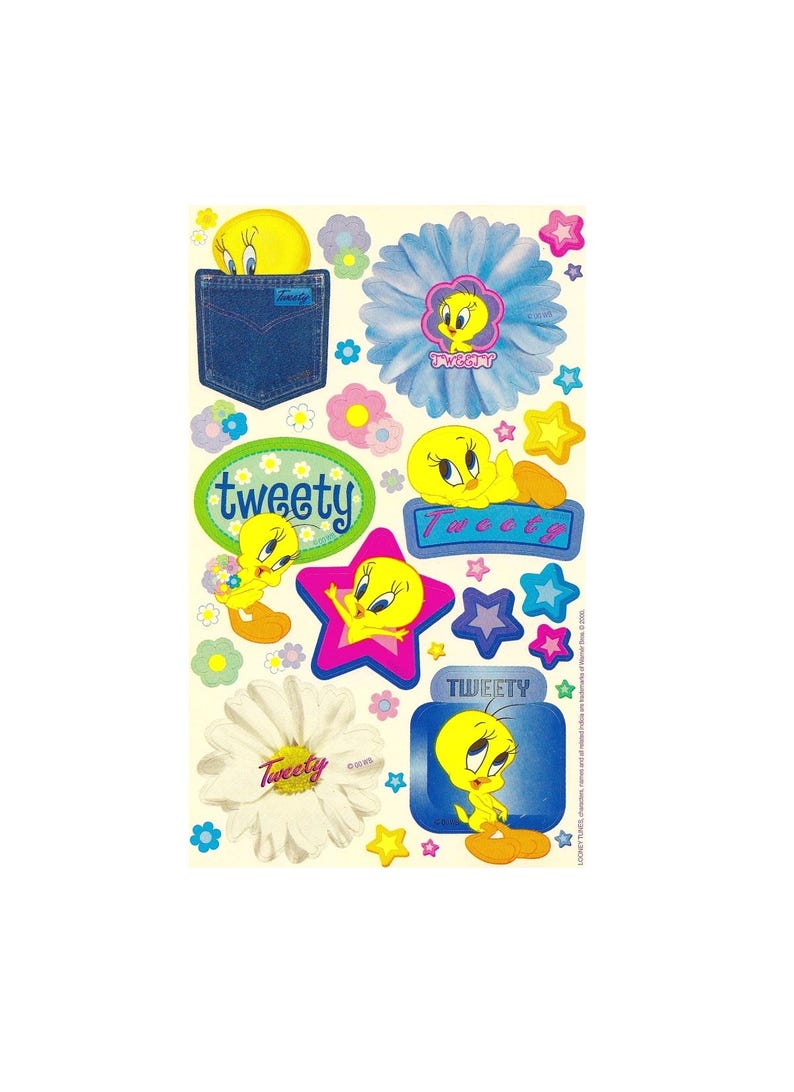 Looney Tunes Totally Tweety Bird Sandylion Stickers Maxi Vintage - Etsy ...